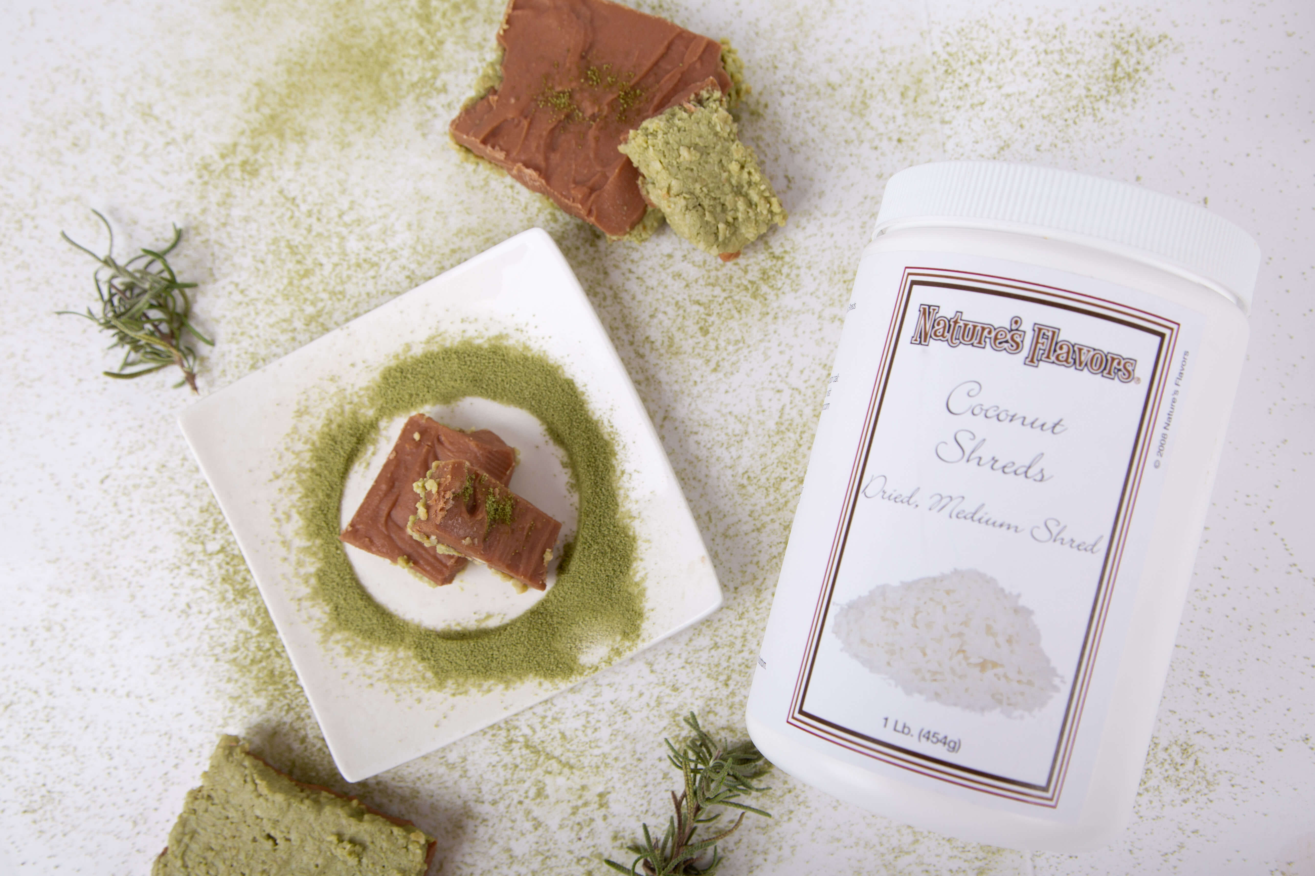 Coconut Chocolate Matcha Bars - Nature’s Flavors Blog